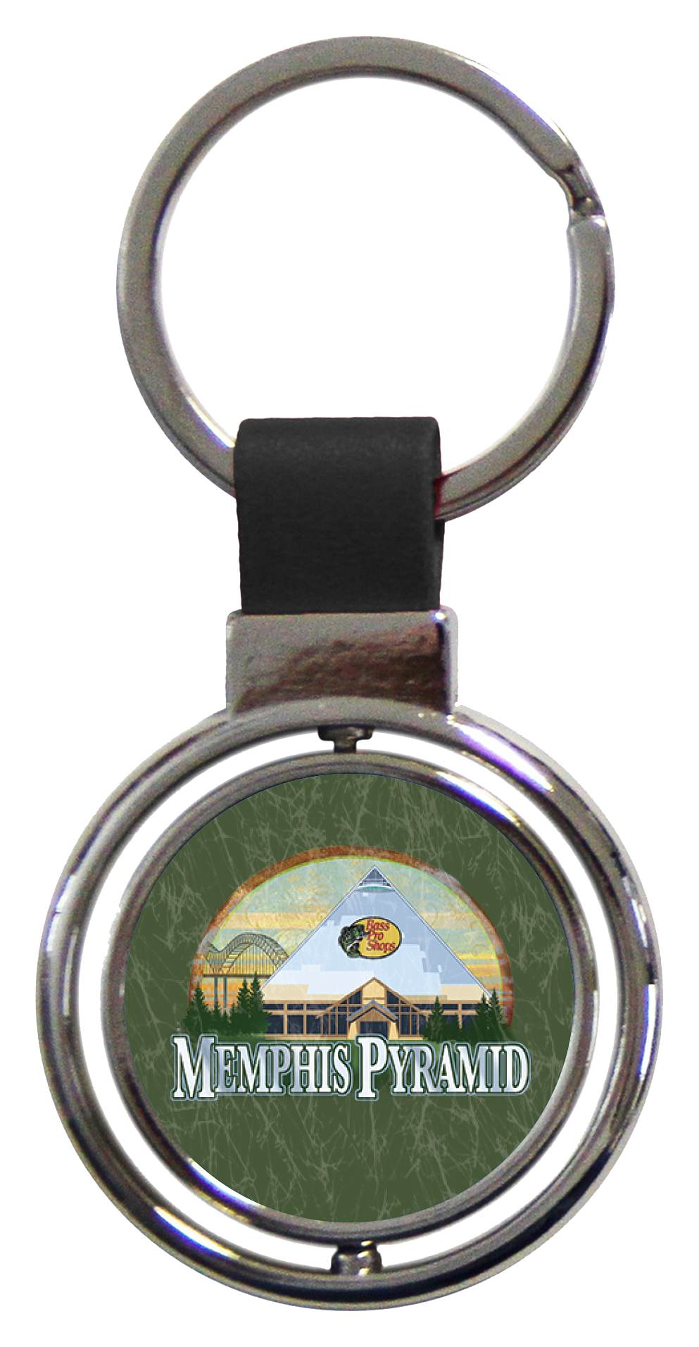 Bass Pro Shops Memphis Pyramid Spinner Keychain | Cabela's